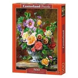 Castorland 500 Piece Jigsaw Puzzle, Flowers in a Vase, Flower and Plants Puzzle, Albert Williams, Painting Puzzle, Adult Puzzles, Castorland B-52868