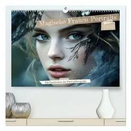 Calvendo Magische Frauen Portraits (hochwertiger Premium Wandkalender 2026 DIN A2 quer), Kunstdruck in Hochglanz