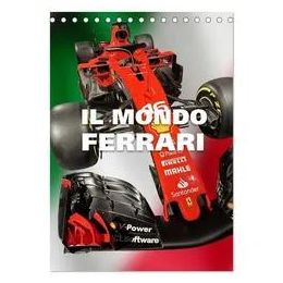Il Mondo Ferrari (Tischkalender 2026 DIN A5 hoch), Calvendo Monatskalender