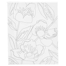 Creativ Company Mal-Leinwand mit Aufdruck, Mohnblumen, T 1,6 cm, Gr&ouml;&szlig;e 24x30 cm, 360 g, 1 Stk