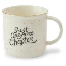 Tasse Emaille Look "Just one more Chapter"