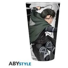 ATTACK ON TITAN - Large Glass - 400ml - Levi S4