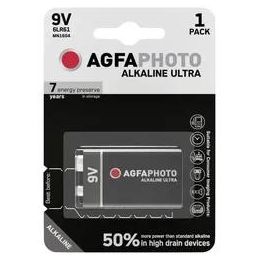 Agfaphoto Ultra 6LR61 9 V Block-Batterie Alkali-Mangan 9 V 1 St.