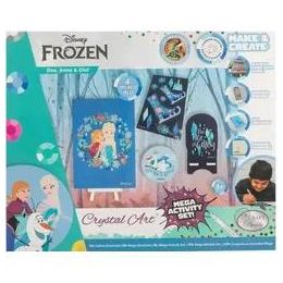 CRAFT Buddy CAMEGA-32DNY004 - Crystal Art Mega Activity Set, Disney, Frozen, Elsa, Anna & Olaf, Diamond Painting