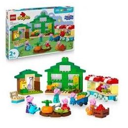 Lego DUPLO │ Peppa Wutz Opas Garten und Gew&auml;chshaus Lern-Spielzeug 10461