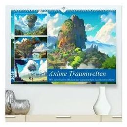 Calvendo Anime Traumwelten (hochwertiger Premium Wandkalender 2026 DIN A2 quer), Kunstdruck in Hochglanz