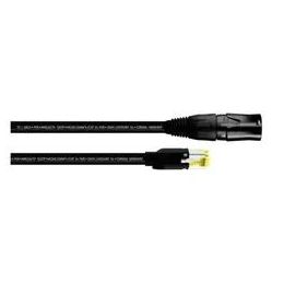 Cordial 15550 RJ45 Netzwerkkabel, Patchkabel CAT 5e S/UTP 5.00m Schwarz PUR-Mantel 1St.