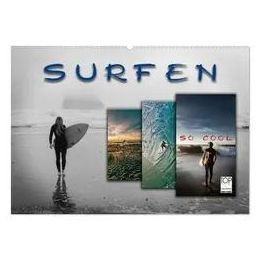 Surfen - so cool (Wandkalender 2026 DIN A2 quer), Calvendo Monatskalender