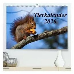 Calvendo Tierkalender 2026 (hochwertiger Premium Wandkalender 2026 DIN A2 quer), Kunstdruck in Hochglanz