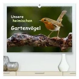 Calvendo Unsere heimischen Gartenv&ouml;gel (hochwertiger Premium Wandkalender 2026 DIN A2 quer), Kunstdruck in Hochglanz