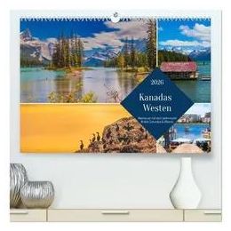 Calvendo Kanadas Westen - Abenteuer mit dem Wohnmobil - British Columbia & Alberta (hochwertiger Premium Wandkalender 2026 DIN A2 quer), Kunstdruck in Hochglan