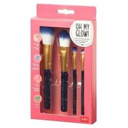 Legami Set mit 4 Schminkpinseln - Oh My Glow! - Sterne