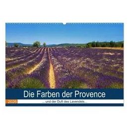Die Farben der Provence... und der Duft des Lavendels... (Wandkalender 2026 DIN A2 quer), Calvendo Monatskalender