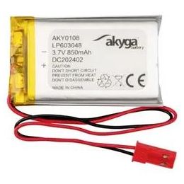 Akyga LP603048 Akkupack x Spezial-Akku LiPo 3.7V 850 mAh