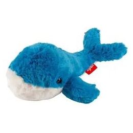 Sigikid 43591 - Kuscheltier Wal blau/wei&szlig;, 42 cm, Flauscherie