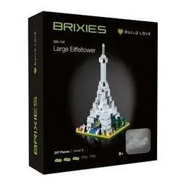 BRIXIES 200.316 - Gro&szlig;er Eiffelturm, 257 Klemmbausteine, Level 3