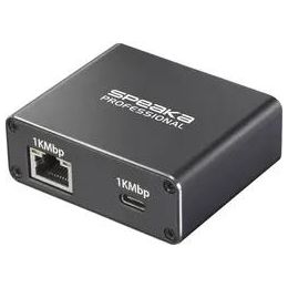 SpeaKa Professional SP-GNS-190 Splitter 1+1 Port RJ45, USB-C&reg; 1 GBit/s USB-Stromversorgung