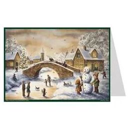 Postkarten-Adventskalender "An der Br&uuml;cke"