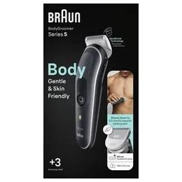Braun BG5340 K&ouml;rperhaartrimmer Schwarz, Silber