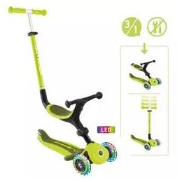 Globber GO-UP ACTIVE LIGHTS lime gr&uuml;n-gr&uuml;n, mit Leuchtrollen