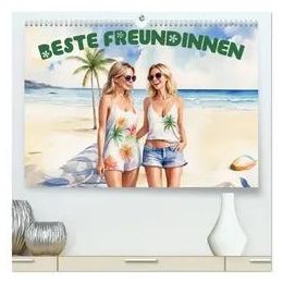 Calvendo Beste Freundinnen (hochwertiger Premium Wandkalender 2026 DIN A2 quer), Kunstdruck in Hochglanz