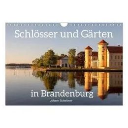 Schl&ouml;sser und G&auml;rten in Brandenburg (Wandkalender 2026 DIN A4 quer), Calvendo Monatskalender