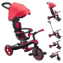 Globber EXPLORER TRIKE 4in1 rot