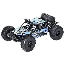 VRX AGAMA Blau-Schwarz Brushless 1:10 RC Modellauto Elektro Buggy Allradantrieb (4WD) RtR 2,4 GHz Inkl. Akku und Ladeger&auml;t