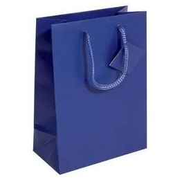 Sigel Geschenktasche Flasche mit Bodeneinlage und Geschenkanh&auml;nger GT504 Ultramarinblau, Matt Papier 17 x 23 cm 1 St.