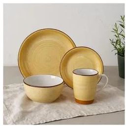 NTK-Collection 16-teiliges Tafelservice aus Keramik Beige