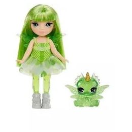 MGA Entertainment Rainbow High Littles Rainbow Fantasy Fairies Doll- Emerald (Green)