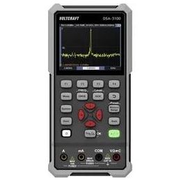 Voltcraft DSA-3100 Hand-Oszilloskop 100 MHz 2-Kanal 500 MSa/s 8 kpts 8 Bit Handger&auml;t, Multimeter-Funktionen, Spectrum-Analyser 1 St.