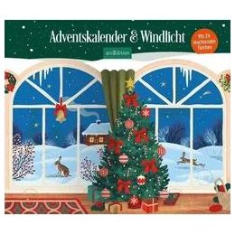 arsEdition Windlicht-Adventskalender Lichterglanz
