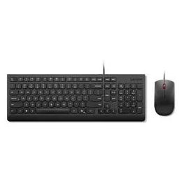 Lenovo 4X31R64414 Kabelgebunden Tastatur, Maus-Set Deutsch, QWERTZ Schwarz