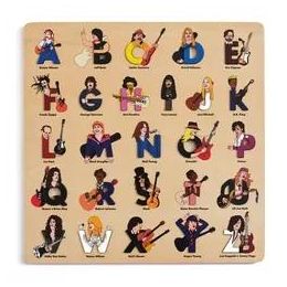 Guitar Legends Wooden Alphabet Puzzle