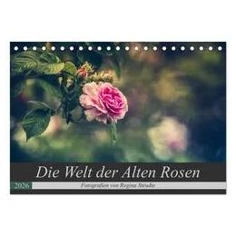 Die Welt der Alten Rosen (Tischkalender 2026 DIN A5 quer), Calvendo Monatskalender