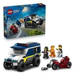Lego City 60479 Gefangenentransporter, Spielzeug Polizeiauto f&uuml;r Kinder