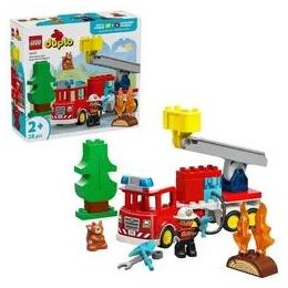 Lego DUPLO Town 10473 L&ouml;schauto mit Schlauch und Feuerwehrmann, Spielset