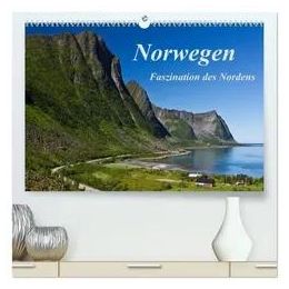 Calvendo Norwegen - Faszination des Nordens (hochwertiger Premium Wandkalender 2026 DIN A2 quer), Kunstdruck in Hochglanz