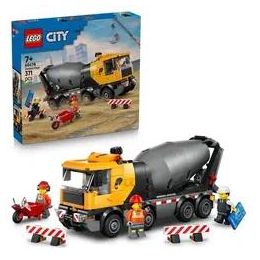 Lego City 60478 Betonmischer, Spielzeug mit 3 Minifiguren f&uuml;r Kinder