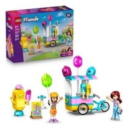 Lego Friends 42692 Eis- und Luftballonstand, Spielzeug mit Fahrrad