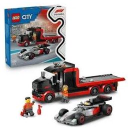 Lego City 60493 F1 Truck mit Audi F1 Rennwagen, Spielzeugauto f&uuml;r Kinder