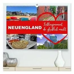 Calvendo Neuengland USA Kalender 2026 (hochwertiger Premium Wandkalender 2026 DIN A2 quer), Kunstdruck in Hochglanz
