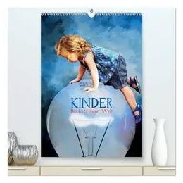 Calvendo Kinder - Das Licht dieser Welt (hochwertiger Premium Wandkalender 2026 DIN A2 hoch), Kunstdruck in Hochglanz