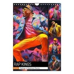 Rap Kings. Paintings im Streetwear-Charme (Wandkalender 2026 DIN A4 hoch), Calvendo Monatskalender