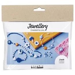 Creativ Company Mini Kreativ Set Schmuck, Blumen, sortierte Farben