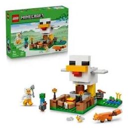 Lego Minecraft 21585 H&uuml;hnerfarm, Kinder Spielzeug mit Tierfiguren