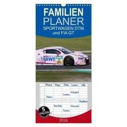 Familienplaner 2026 - SPORTWAGEN DTM und FIA GT mit 5 Spalten (Wandkalender, 21 x 45 cm) Calvendo