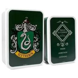 Lunch Box Set of 2 - Harry Potter (Slytherin) - Kunststoff BPA frei