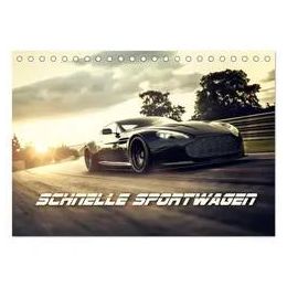 Schnelle Sportwagen (Tischkalender 2026 DIN A5 quer), Calvendo Monatskalender